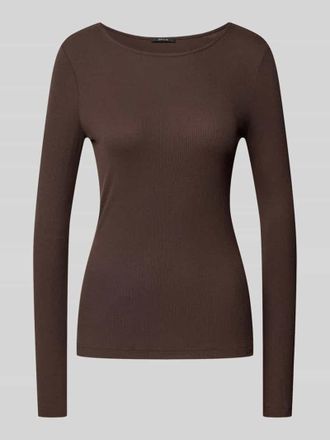 OPUS Slim Fit Langarmshirt aus Modal-Mix Modell Smallo