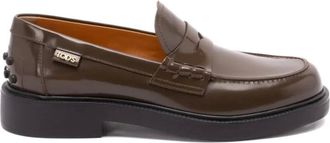 Tod's Homme, Chaussures, Brun, Taille: 36 EU Leather Penny Loafer