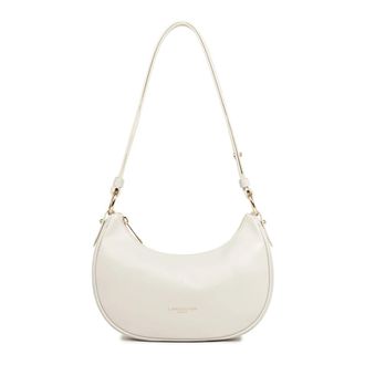 Lancaster Femme, Sacs, Beige, Taille: ONE Size Zipped Satchel S Donna Aria