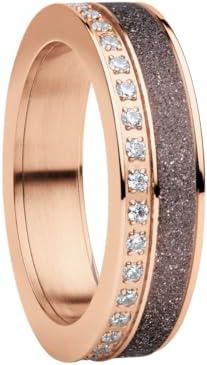 Bering Damen Ring in glänzendem roségold - Arctic Symphony Collection aus Edelstahl - Dordogne 10