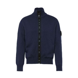 La Martina Homme, Pulls, Bleu, Taille: 3XL Full Zip Sweater