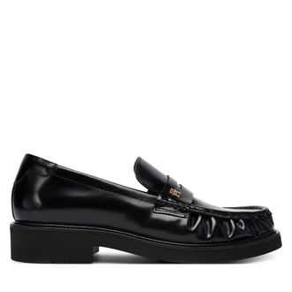 Tommy Hilfiger Mokassins Tommy Hilfiger Square Toe Abrasivato FW0FW08825 Schwarz
