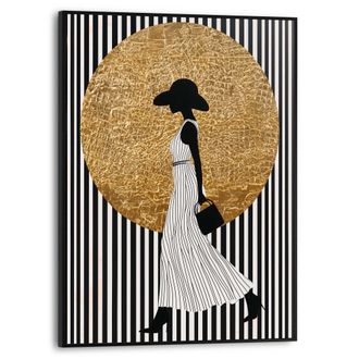 Reinders Gerahmtes Bild, Walking Lady, Wohnzimmer, MDF, 40 x 30