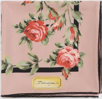 Dolce & Gabbana Seidentuch DOLCE & GABBANA Damen Farbe Pink
