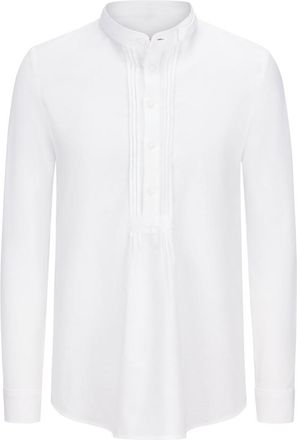 Gottseidank Trachtenhemd mit Biesen neben Knopfleiste und Stehkragen in