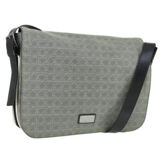 Ferragamo Sac bandouli&egrave;re en plastique Pre-owned - Femme - Pre-owned - Gris - Taille: ONE Size