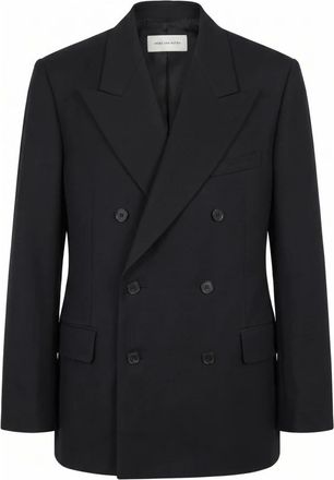 Dries Van Noten Blazer oversize en laine - Homme - Vestes - Noir - Taille: L