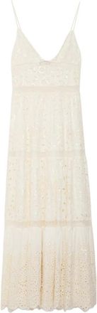 Ermanno Scervino Femme, Robes, Blanc, Taille: 38 FR Longue Robe en Dentelle