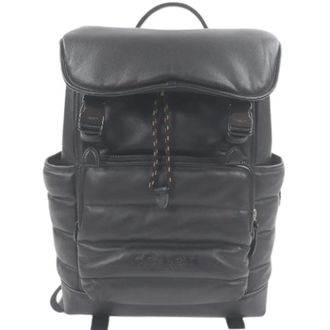 Coach Pre-owned League Flap Lederrucksack - - Pre-owned - Herren - Schwarzk - ONE SIZE