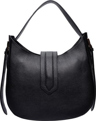 Isabella Rhea Schwarz Rindsledertasche