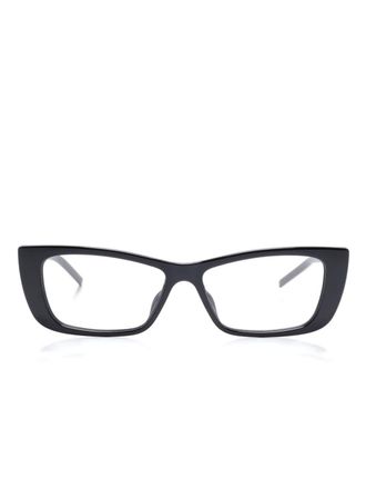 Gucci lunettes de vue &agrave; monture rectangulaire - Noir