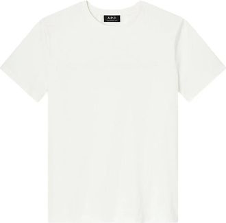 A.P.C. A.p.c., Homme, Tops, Blanc, Taille: L Printemps 26 T-shirt