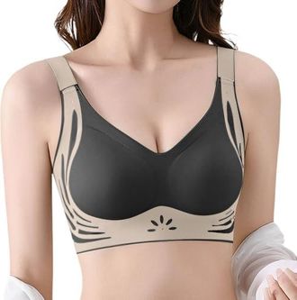 Generic Soutien Gorge Invisible Soutien Gorge sans Armature Brassiere Femme sans Armature De Classique Seamless Push Up Non Rembourr&eacute;e T-Shirt Bra Soutien L&eacute;g