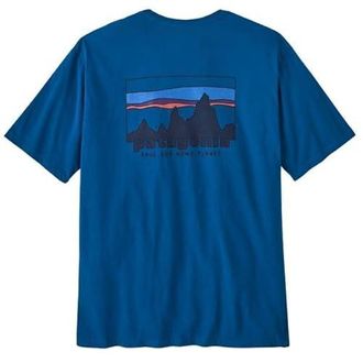 Patagonia Ms 73 Skyline Organic T-Shirt Tricot, Bleu Infini, S Homme