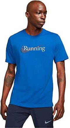 Nike Nike U NK DF Tee HBR T-Shirt, Game Royal/Black, XL Mens