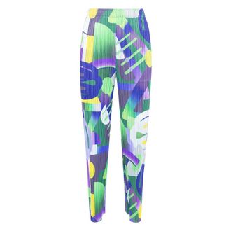 Issey Miyake Femme, Pantalons, Multicolore, Taille: 42 FR Playground Pantalons