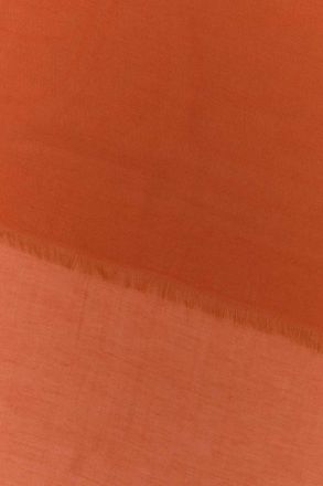 Max Mara Womens Aeremi Scarf Orange Cotton Modal Cashmere