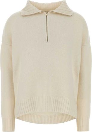 Max Mara Pull oversize en cachemire Crasso - Femme - Pulls - Blanc - Taille: 42 FR