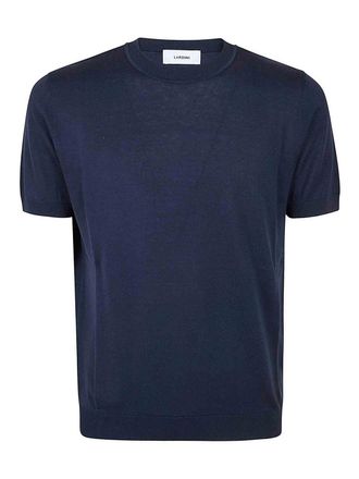 Lardini Pull Col Rond - Bleu
