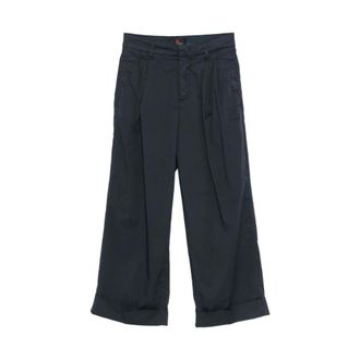 Peuterey Femme, Pantalons, Bleu, Taille: 38 FR Ralph Pleated Pantalons