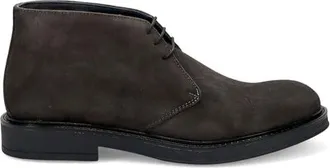 Sangiorgio Hommes polonais AMA 03 Smog en daim gris - AMA DAIM Smog - Taille 41, gris, 44 EU