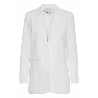 Ichi Ihkate SUS Oversized Bl Jakker - - Jackets - Damen - Wei&szlig; - L