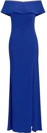 Gina Bacconi Jersey Maxi Dress Robe de Cocktail, Bleu électrique, 36 Femme