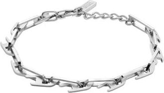 Diesel Bracelet homme en acier inoxydable avec fermoir mousqueton