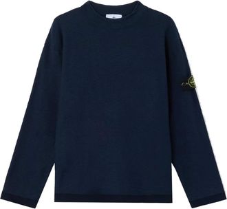 Stone Island Homme, Sweatshirts et sweats &agrave; capuche, Bleu, Taille: M Pull Ras du Cou