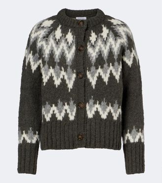 Veronica Beard Cardigan Christina Fair Isle