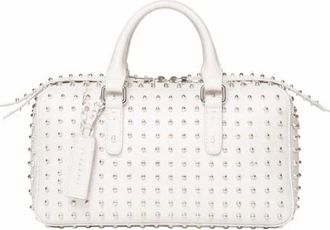 John Richmond Femme, Sacs, Blanc, Taille: ONE Size Studded Handbag
