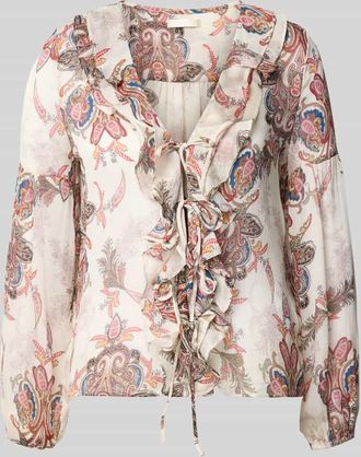 Guess Regular Fit Bluse mit R&uuml;schenbesatz Modell Emy