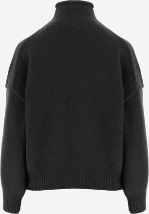 arch4 Womens Cashmere Sweater Black