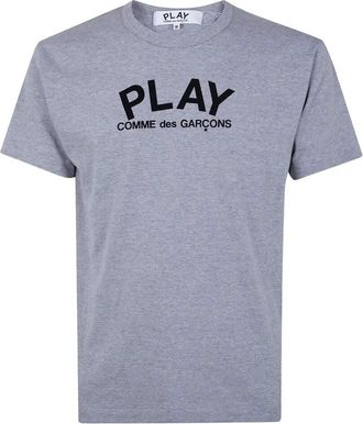 Comme Des Gar&ccedil;ons T-Shirt Logo Print Play Logo