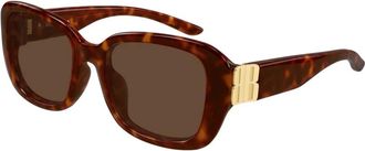 Balenciaga 0508Sk Sonnenbrille - - Accessories - Damen - Braun - 55 MM