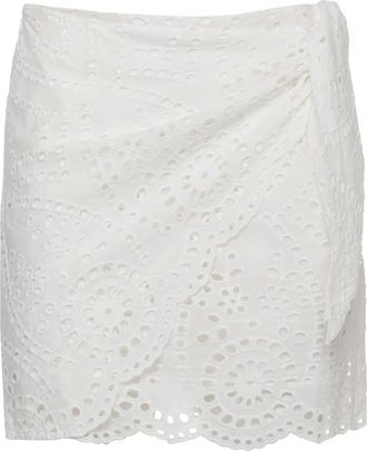 Saint Barth Femme, Jupes, Blanc, Taille: 38 FR Nyra Mini Skirt
