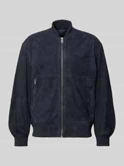 Boss Orange by Hugo Boss Regular Fit Bomberjacke aus reinem Ziegenleder Modell JONORVE