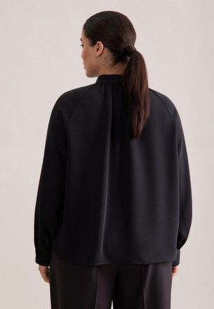 Seidensticker Klassische Bluse Schwarze Rose 1/1 Uni