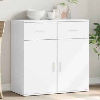 vidaXL Buffet blanc 79x38x80 cm bois dingénierie