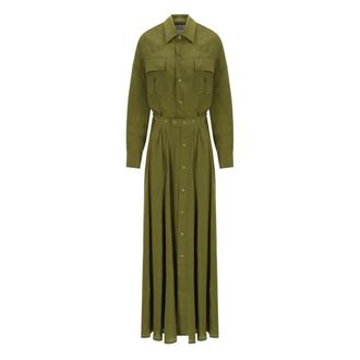 Essentiel Femme, Robes, Vert, Taille: 36 FR Robe Salopette Jebba