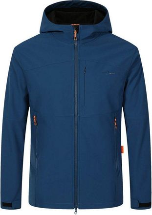 Blue Wave Softshelljacke Herren Jacke Mads mit Fleecefutter und angeschnittener Kapuze