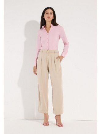 More & More Langarmbluse feminine Strechbluse, R&uuml;schenkragen