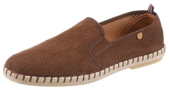 Verbenas Espadrille VERBENAS Tom Pacific, Herren, Gr. 44, marron, Textil, Veloursleder, unifarben, Schuhe Espadrille, Loafer, Slipper, Sommerschuh, Strandschuh