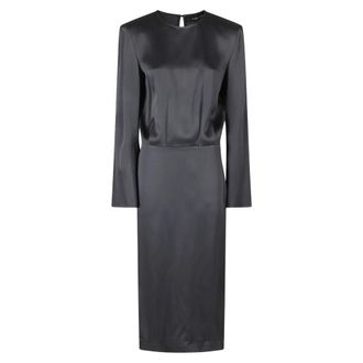 Federica Tosi Robe Mi-longue - Femme - Robes - Gris - Taille: 40 FR