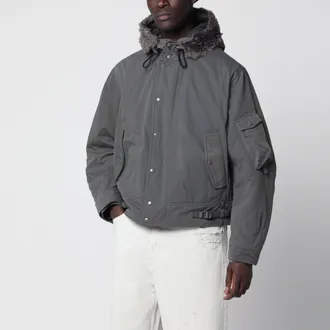 Our Legacy Graue Orbit Jacke aus Nylontwill