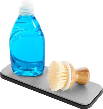 Madesmart Sp&uuml;lbeckenablage aus Granit, Trockenstein-Kollektion, rutschfeste Unterseite, Kunststoff Diatomit Thermoplastischer Gummi