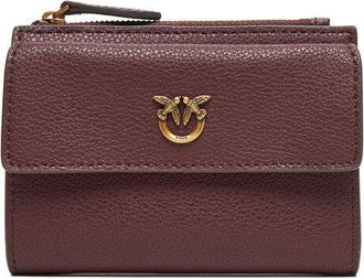 Pinko Geldbörse Compact Wallet AI 25-26 PCPL 103612 A29Q Dunkelrot