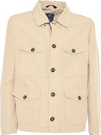 Fay Homme, Vestes, Beige, Taille: XL Explorer Jacket