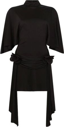 DAVID KOMA David Koma, Femme, Robes, Noir, Taille: 42 FR Mini-robe en dentelle rose avec manches drap&eacute;es