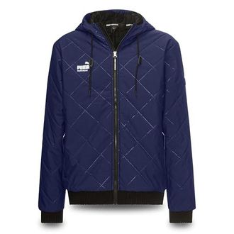 Puma WORK WEAR Veste de Travail avec Capuche - Veste dhiver - Isolation Thermique, respirabilit&eacute; et imperm&eacute;abilit&eacute; - Marine - Taille S